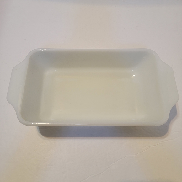 Fire King | Kitchen | Vintage Fire King Blue Flower Square Casserole ...